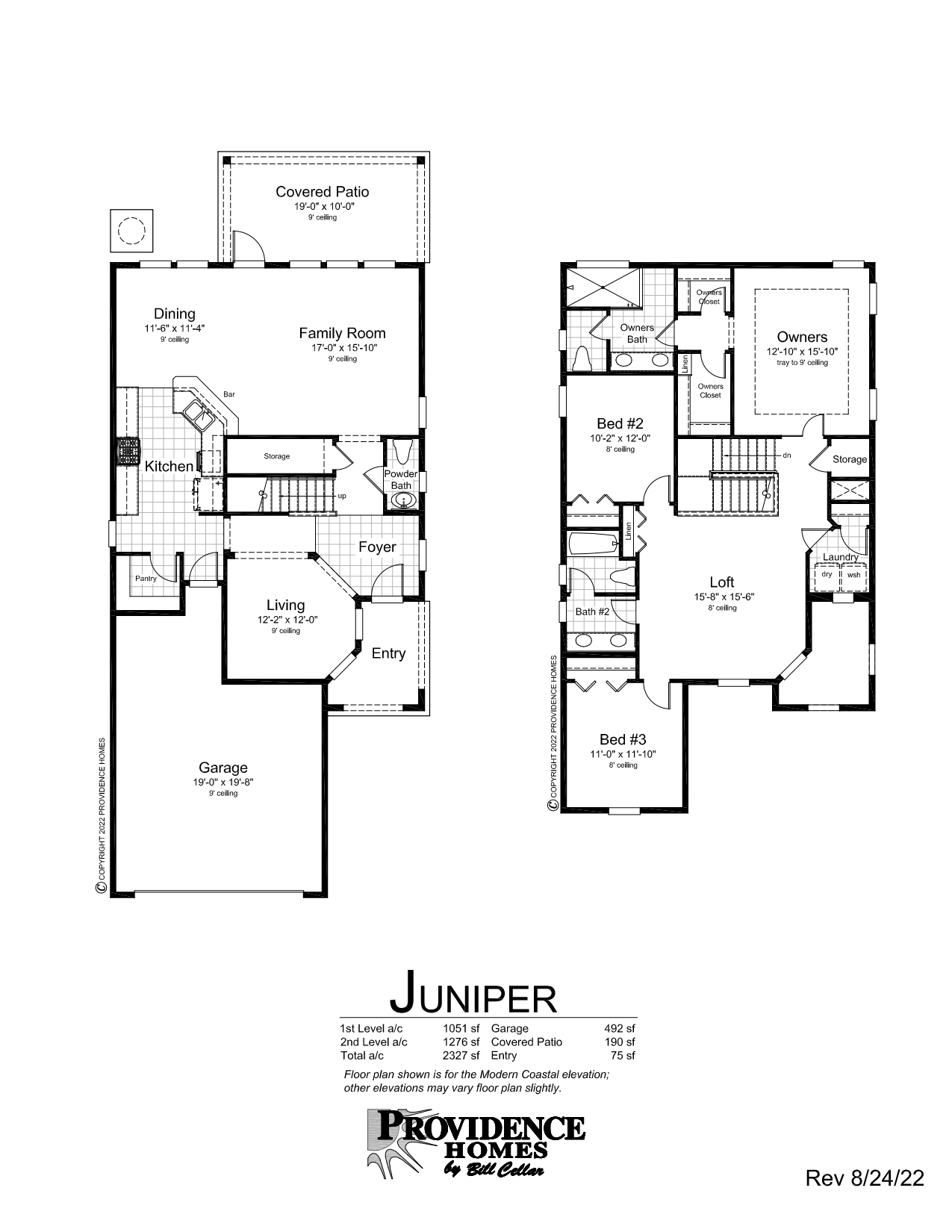 Juniper | Floor Plan | Reflections | Providence